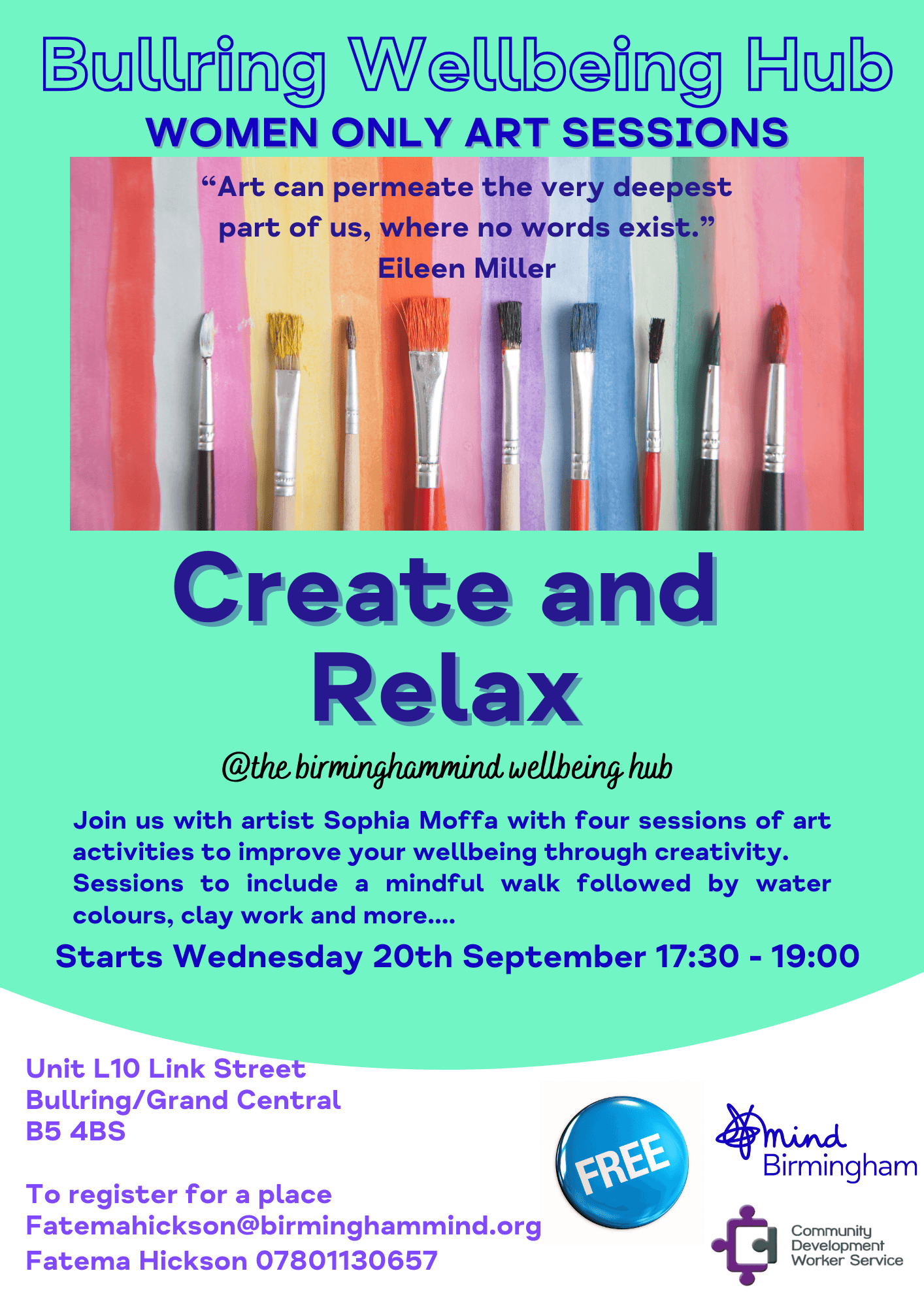 Central Birmingham Wellbeing Hub - Birmingham Mind