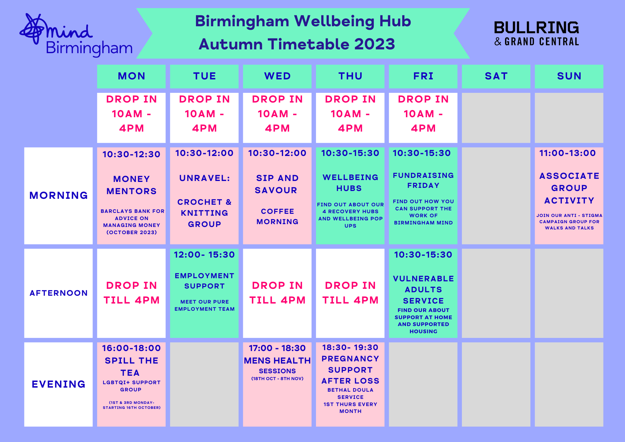 Central Birmingham Wellbeing Hub - Birmingham Mind